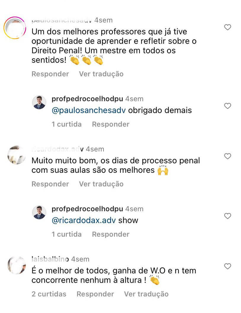 CURSO LPE – Oficial – Prof. Pedro Coelho